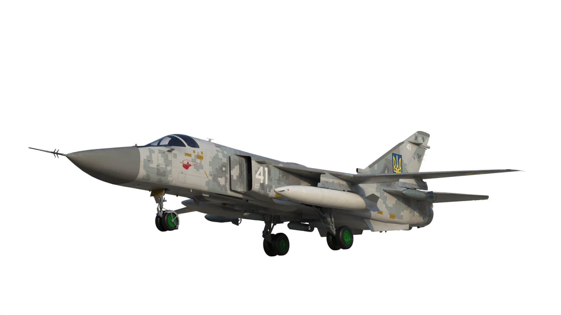 SU-24 Russian Bomber 3D Model by citizensnip
