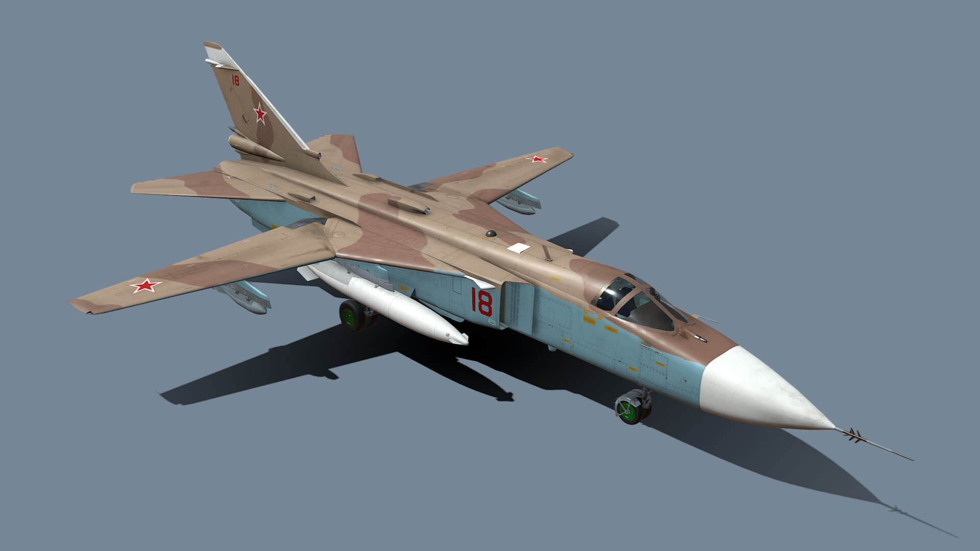 SU-24 Russian Bomber 3D Model by citizensnip