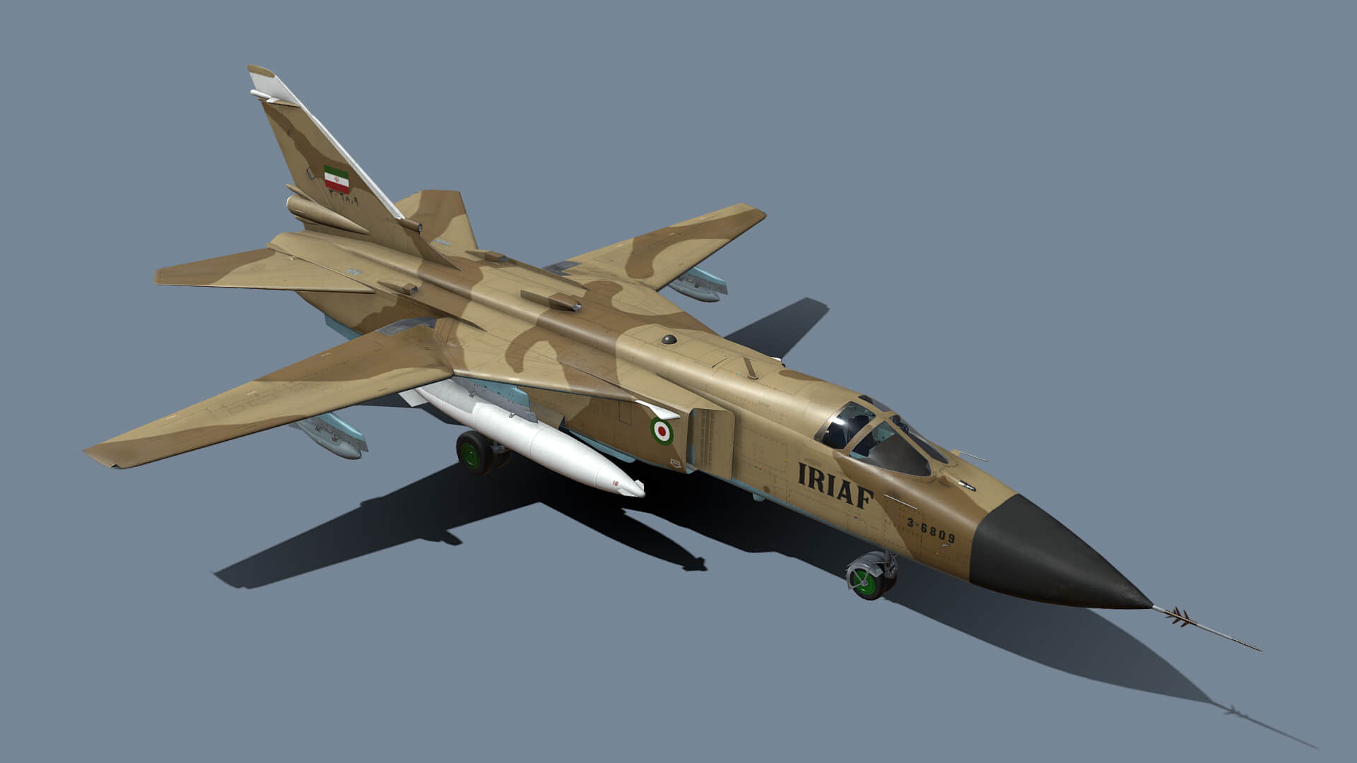 SU-24 Russian Bomber 3D Model by citizensnip
