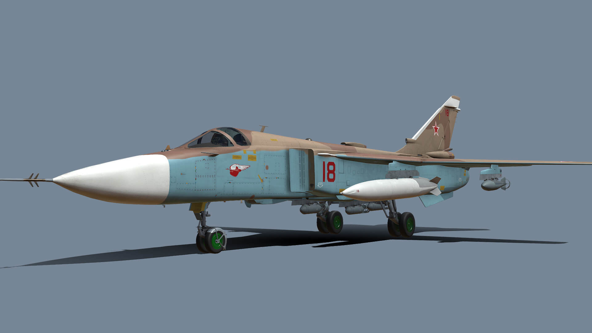 SU-24 Russian Bomber 3D Model by citizensnip