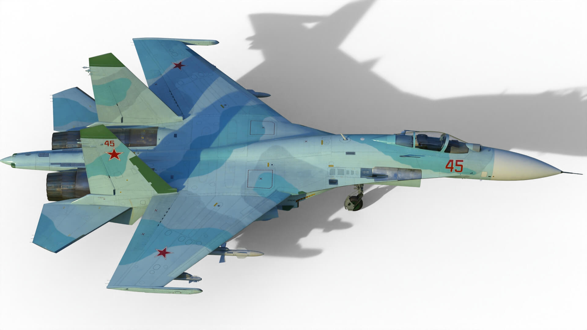 SU-27 Flanker 3D Model by citizensnip