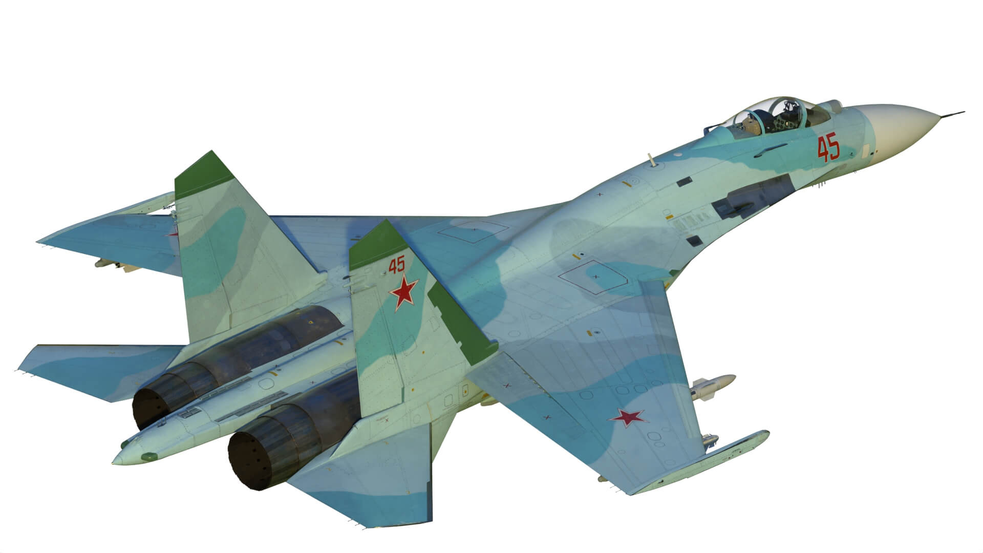 SU-27 Flanker 3D Model by citizensnip