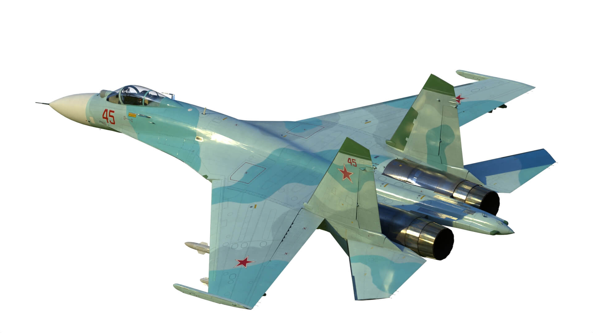 SU-27 Flanker 3D Model by citizensnip