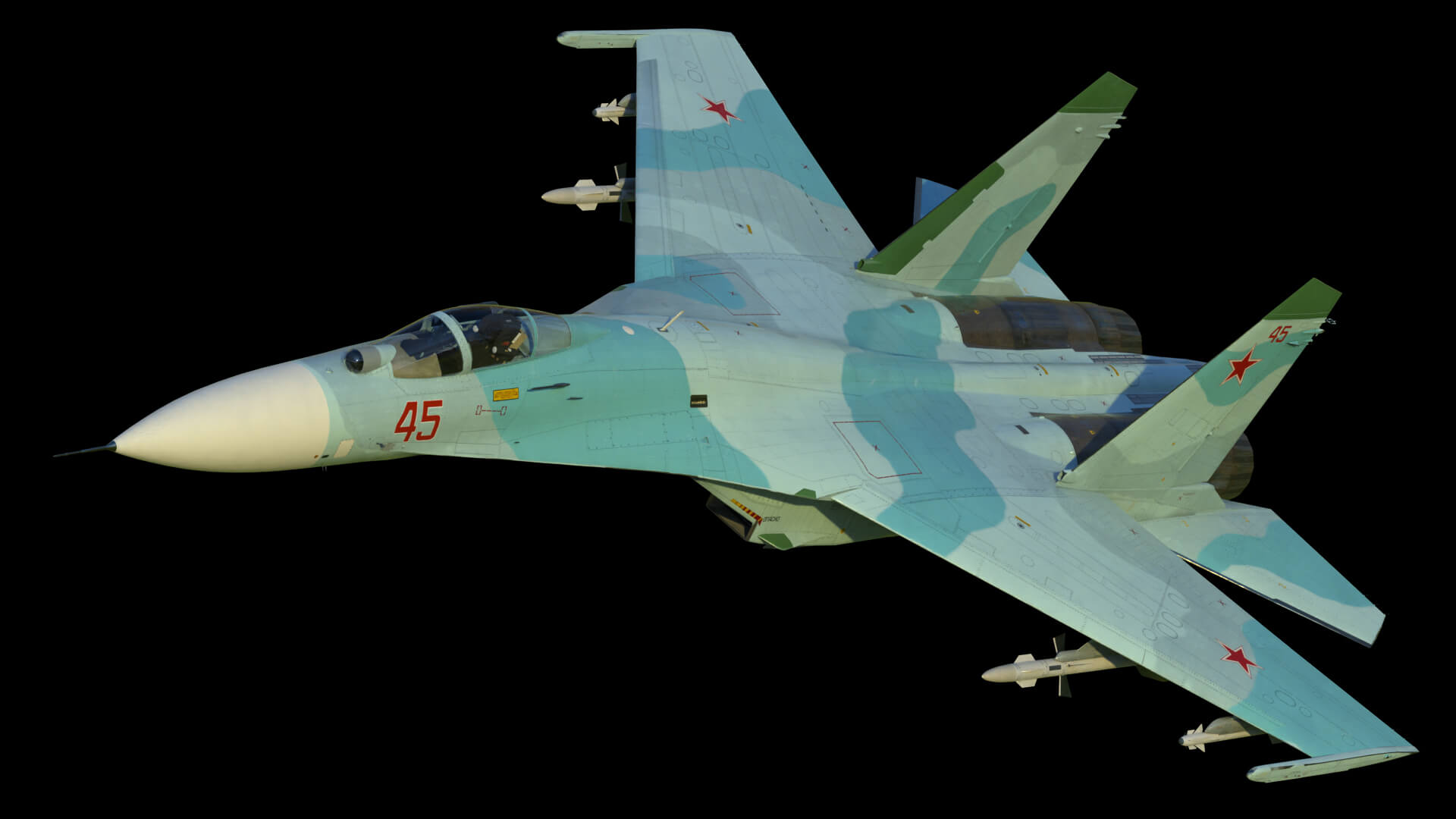 SU-27 Flanker 3D Model by citizensnip