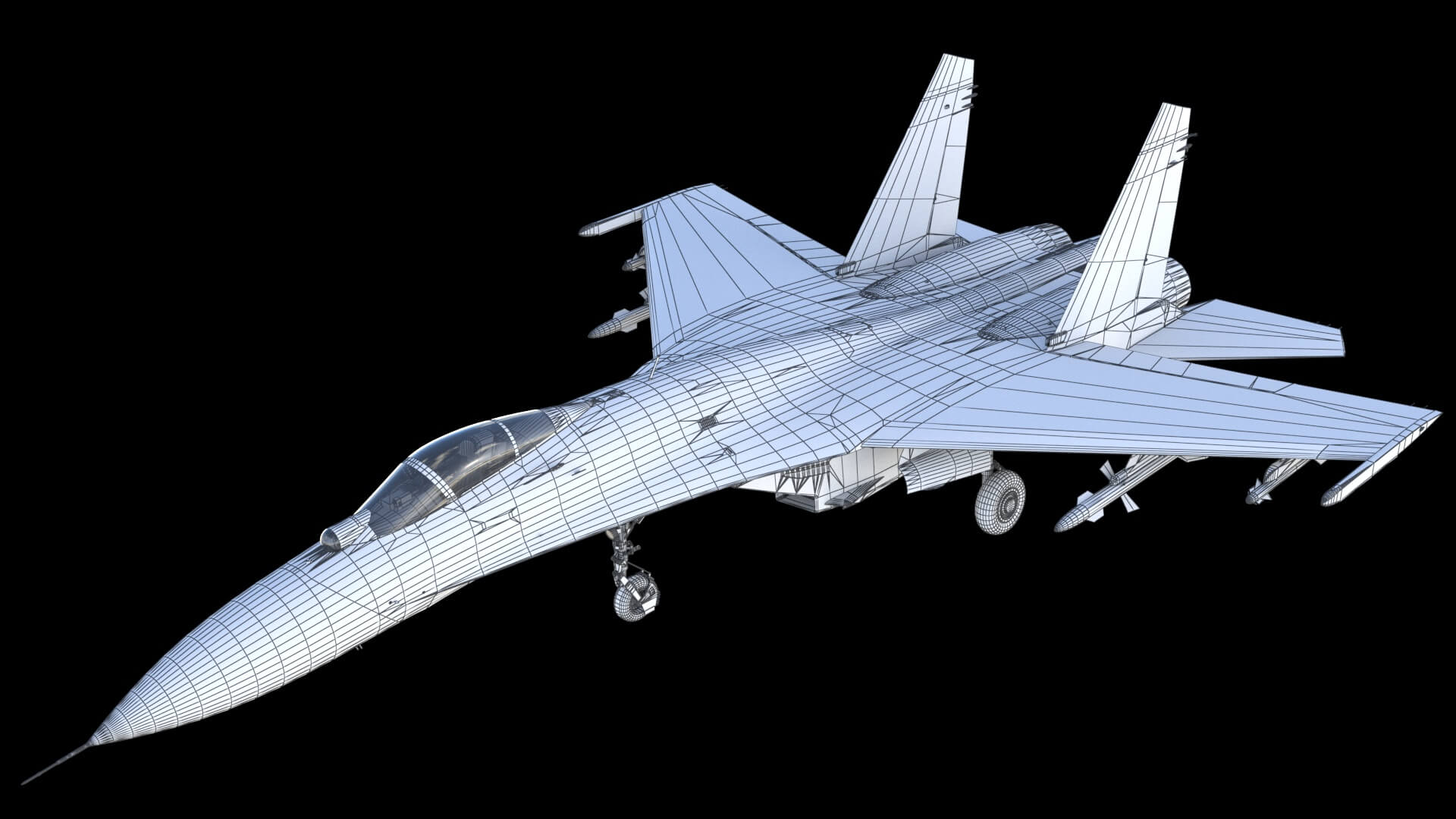 SU-27 Flanker 3D Model by citizensnip