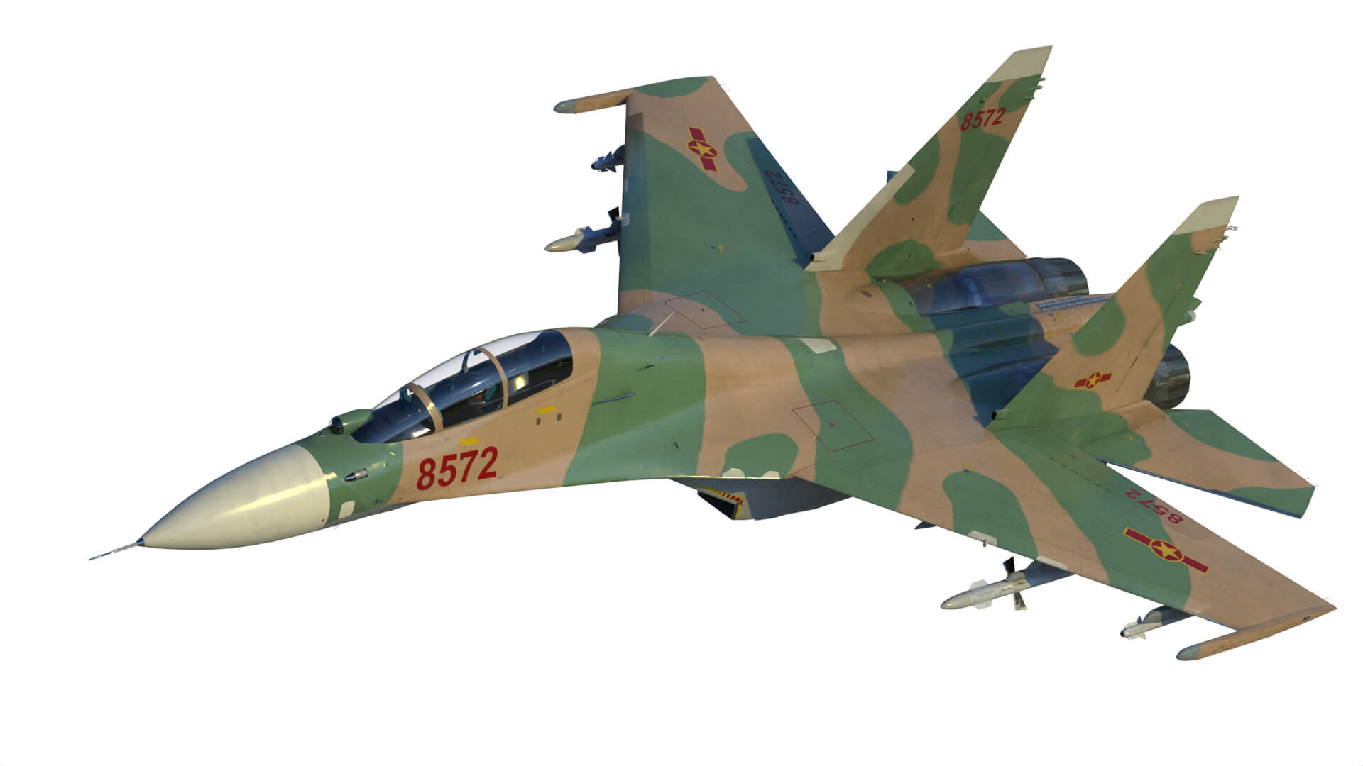 Su-30 MK Fighter 3D Model by citizensnip