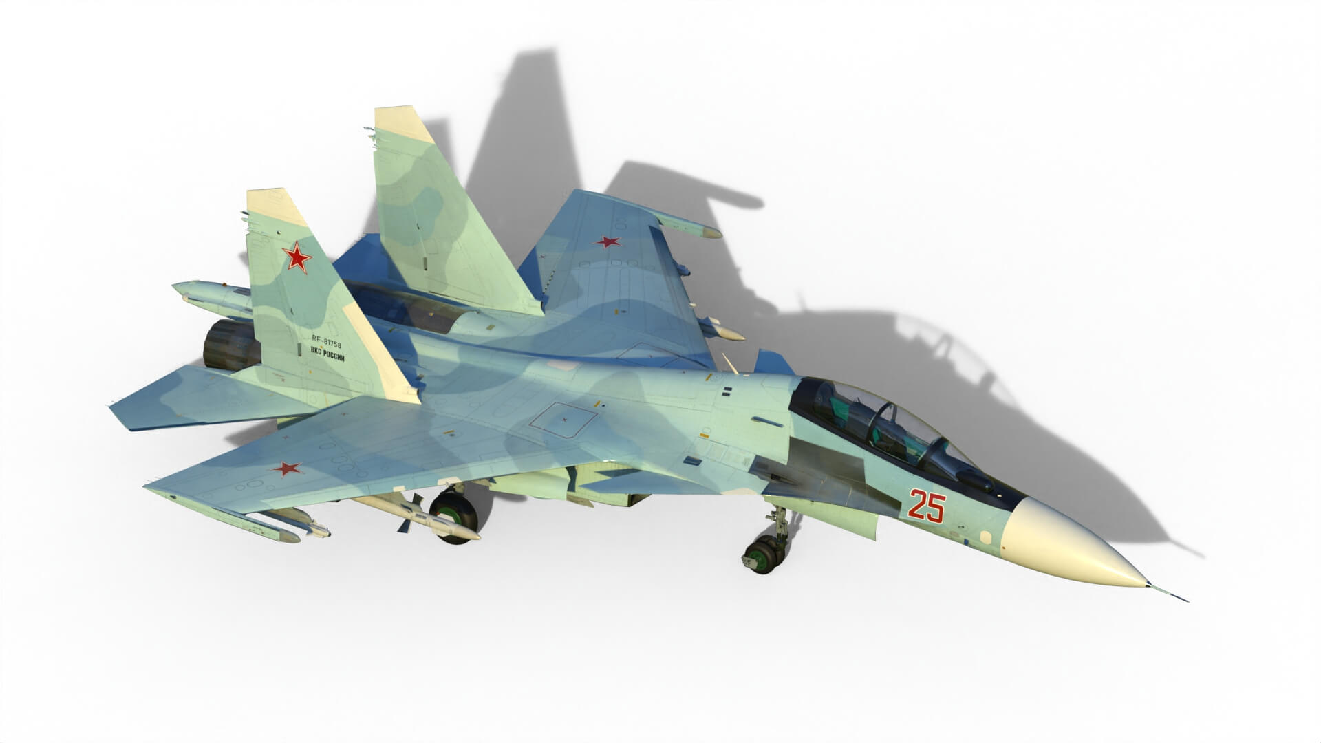 SU-30 SM Fighter 3D Model by citizensnip