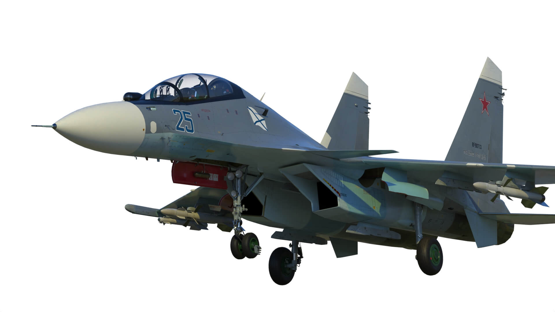 SU-30 SM Fighter 3D Model by citizensnip