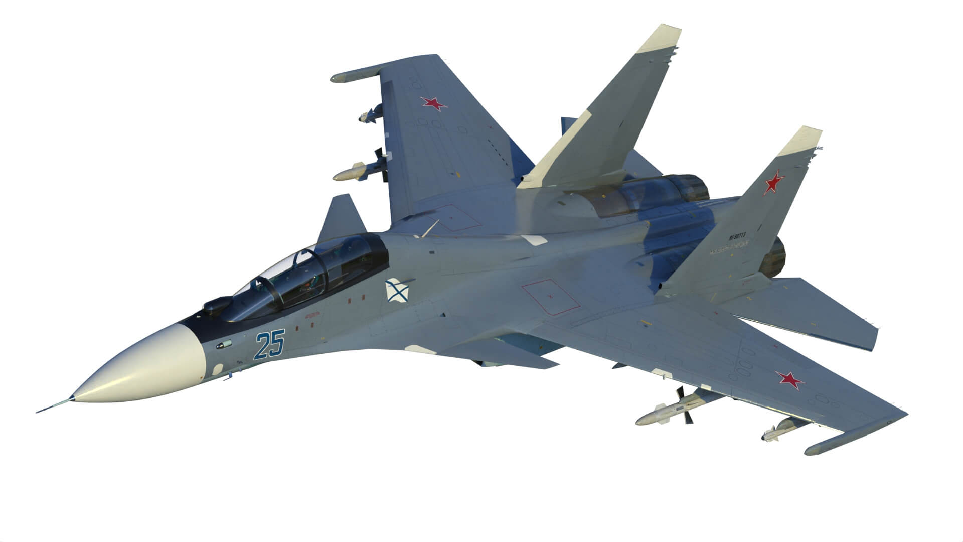 SU-30 SM Fighter 3D Model by citizensnip