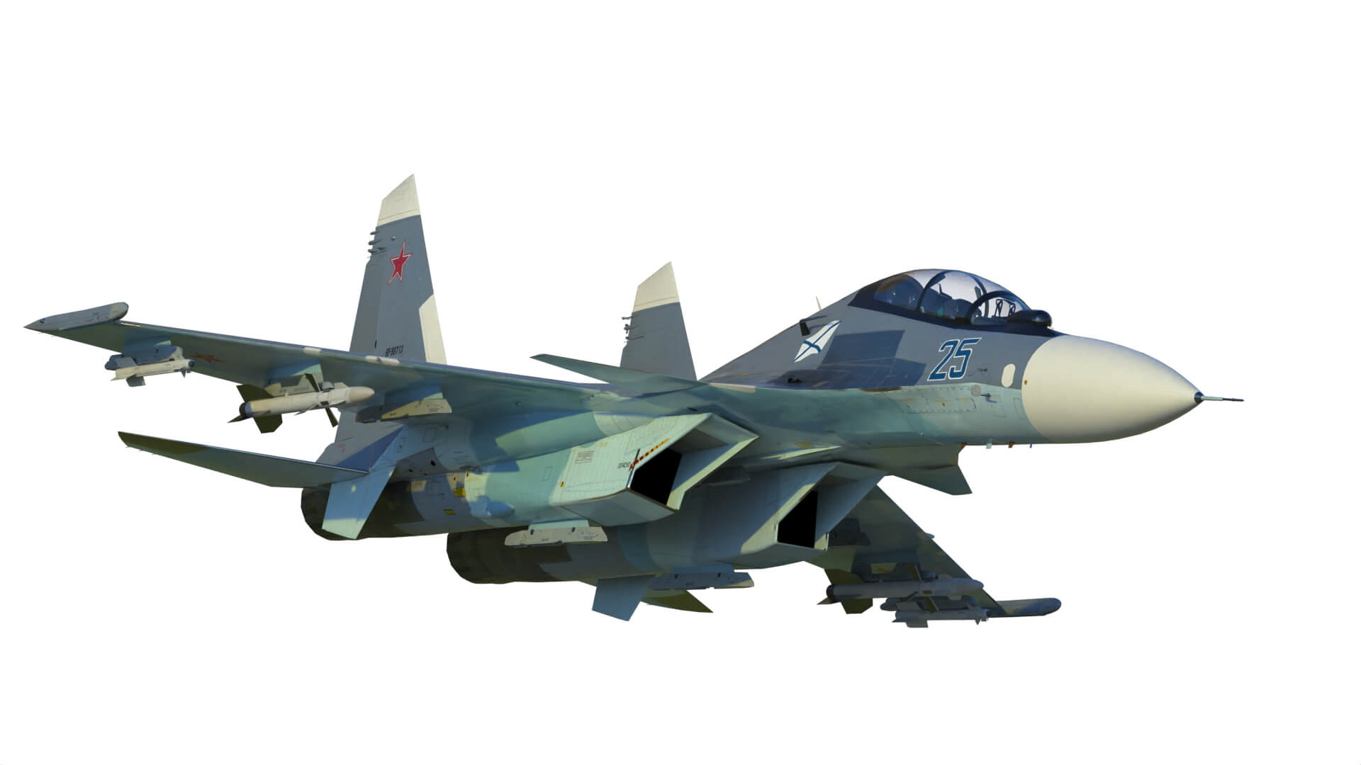 SU-30 SM Fighter 3D Model by citizensnip