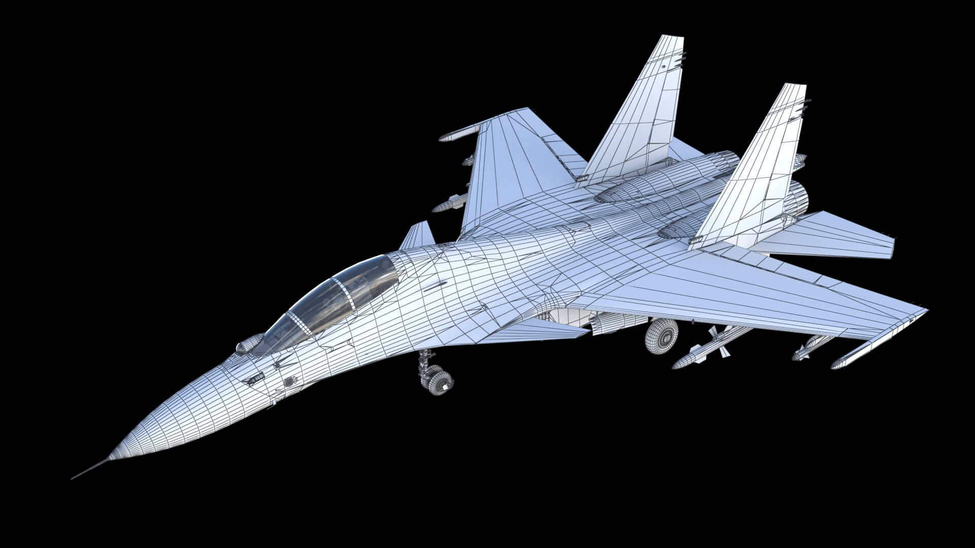 Su-30MKI Flanker H 3D Model by citizensnip