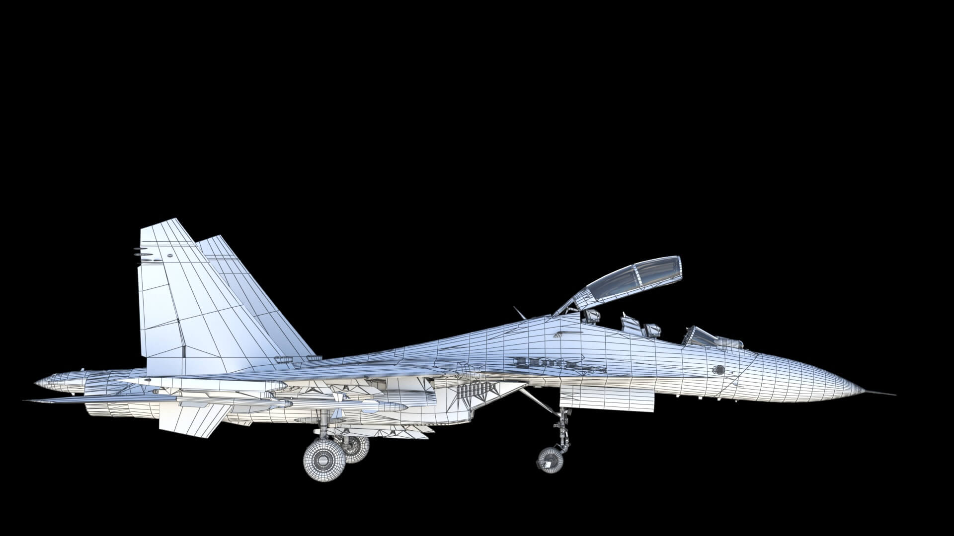 Su-30MKI Flanker H 3D Model by citizensnip