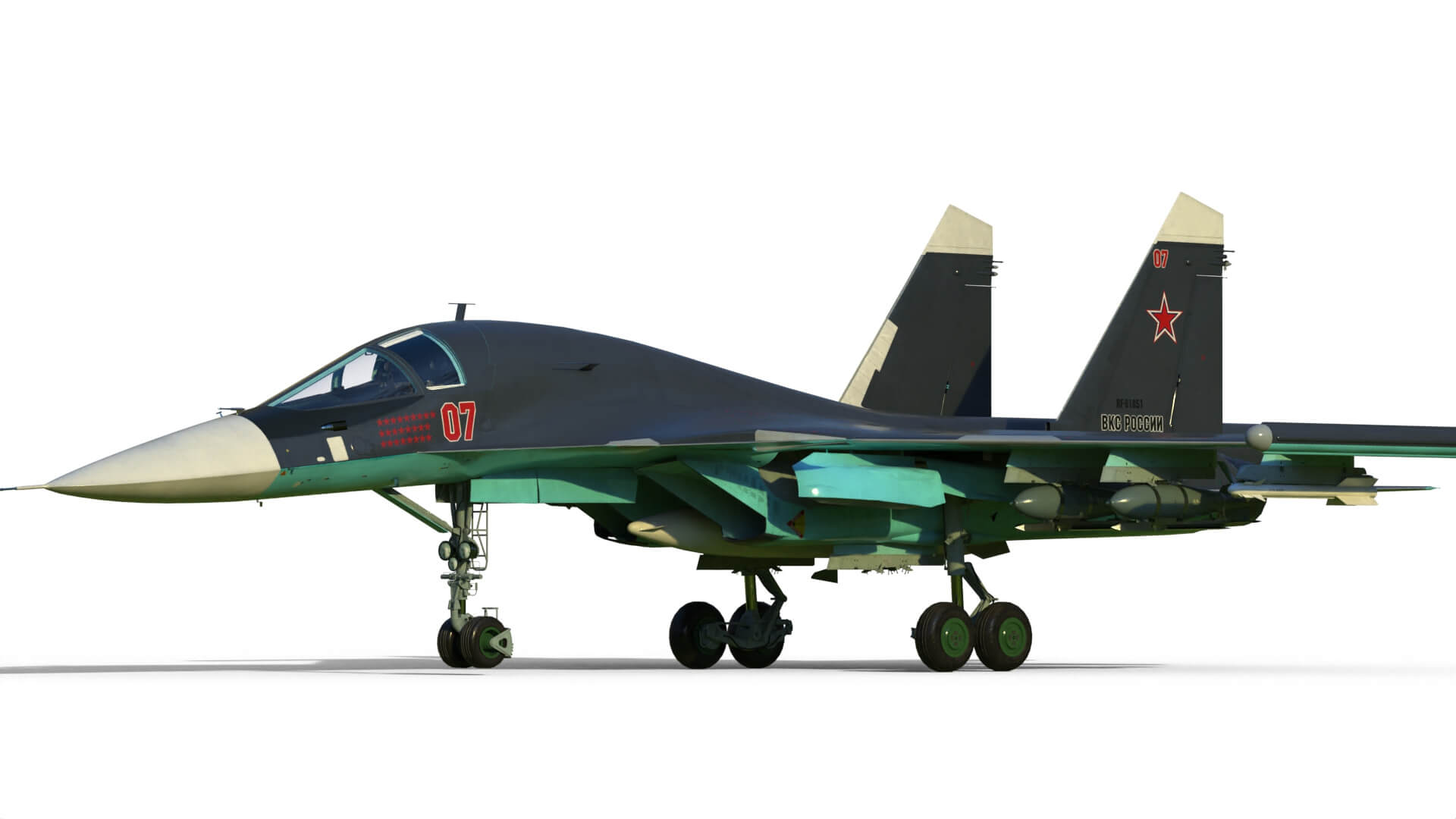 SU-34 Fighter Bomber 3D Model by citizensnip