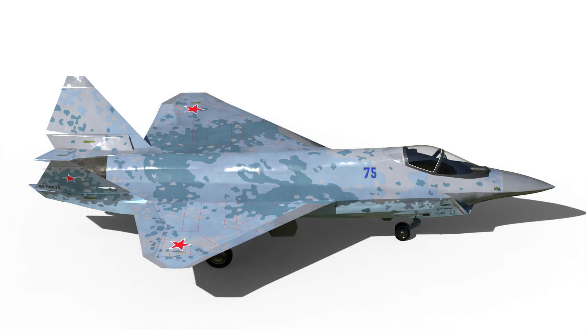 SU-75 Checkmate T-75 Lts 3D Model by citizensnip