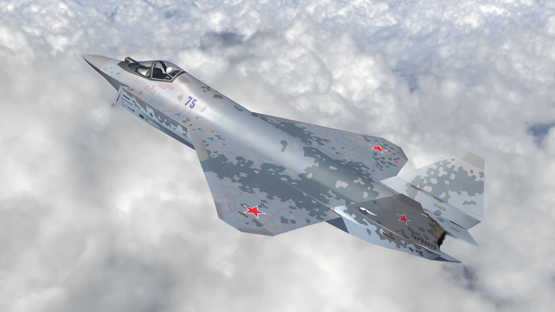 SU-75 Checkmate T-75 Lts 3D Model by citizensnip