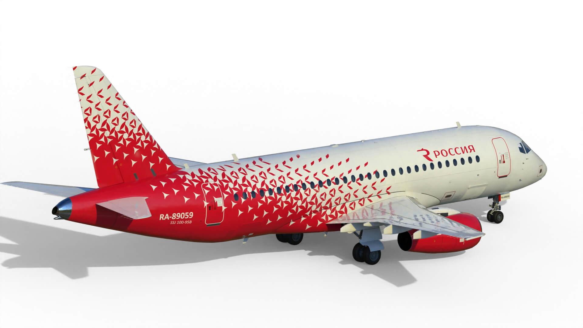 Sukhoi Superjet 100 - 3D Model by citizensnip