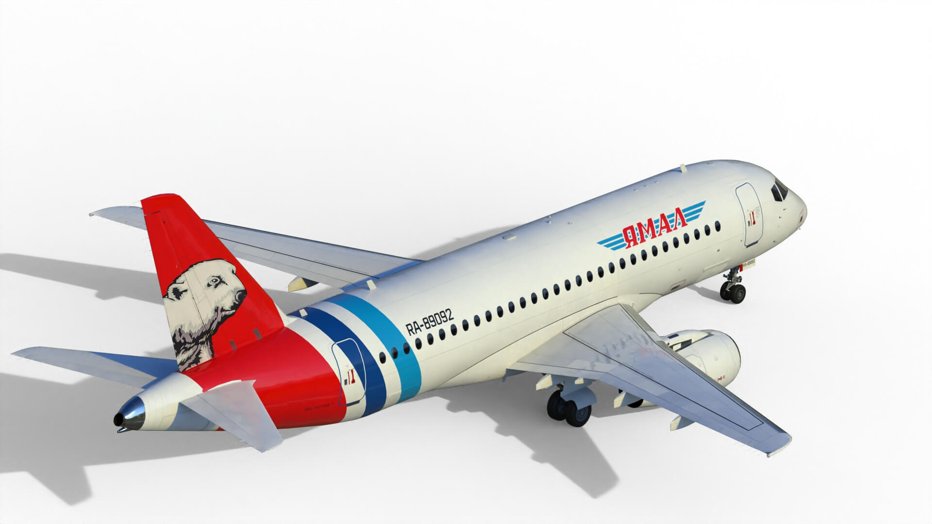 Sukhoi Superjet 100 - 3D Model by citizensnip