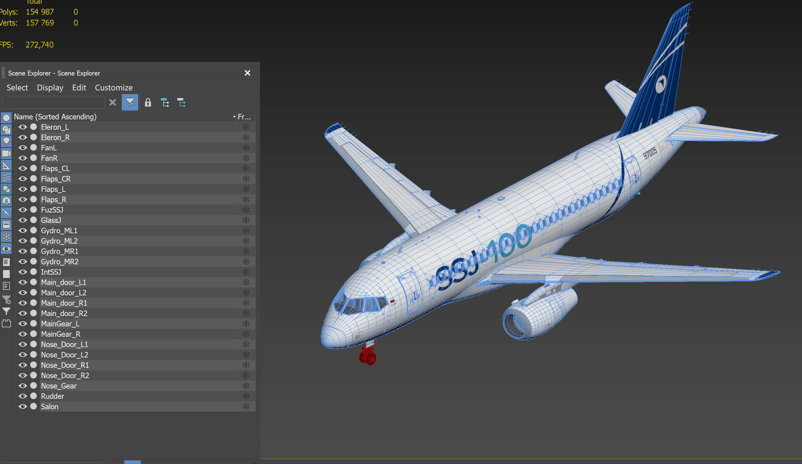 Sukhoi Superjet 100 - 3D Model by citizensnip