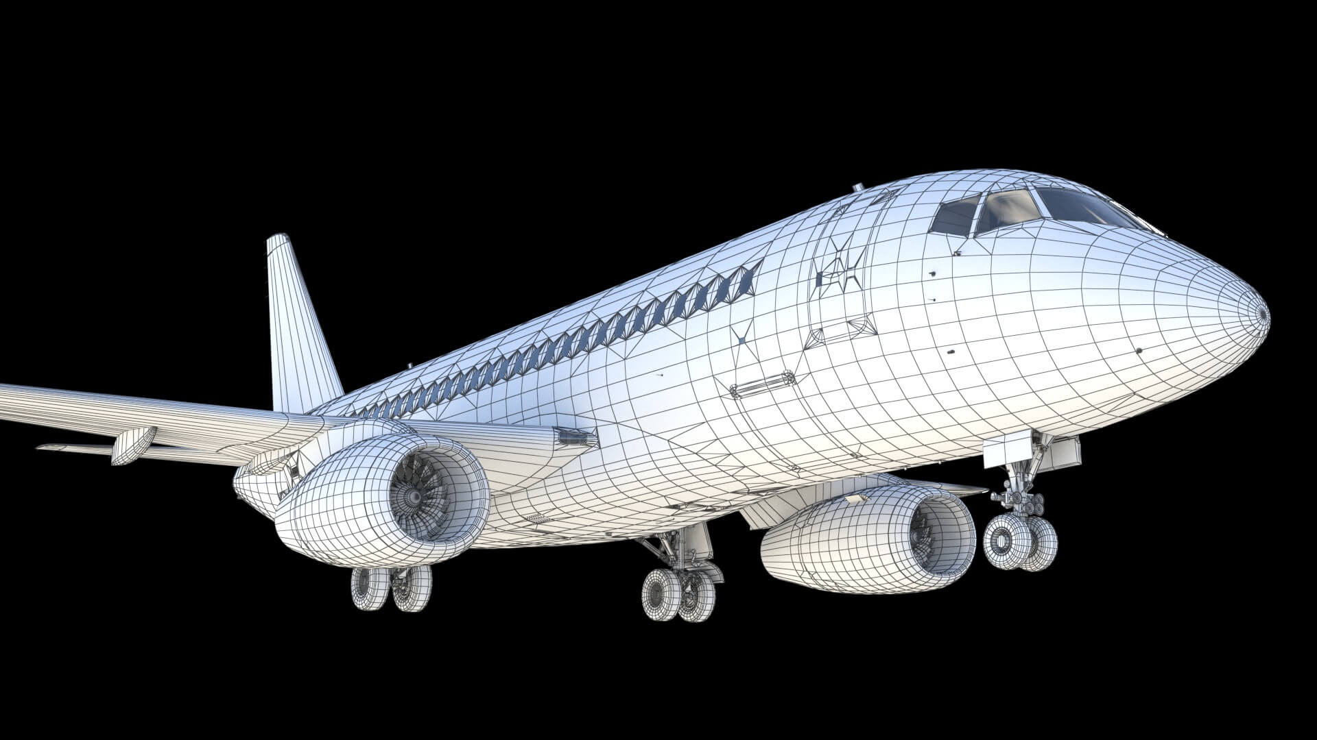 Sukhoi Superjet 100 - 3D Model by citizensnip