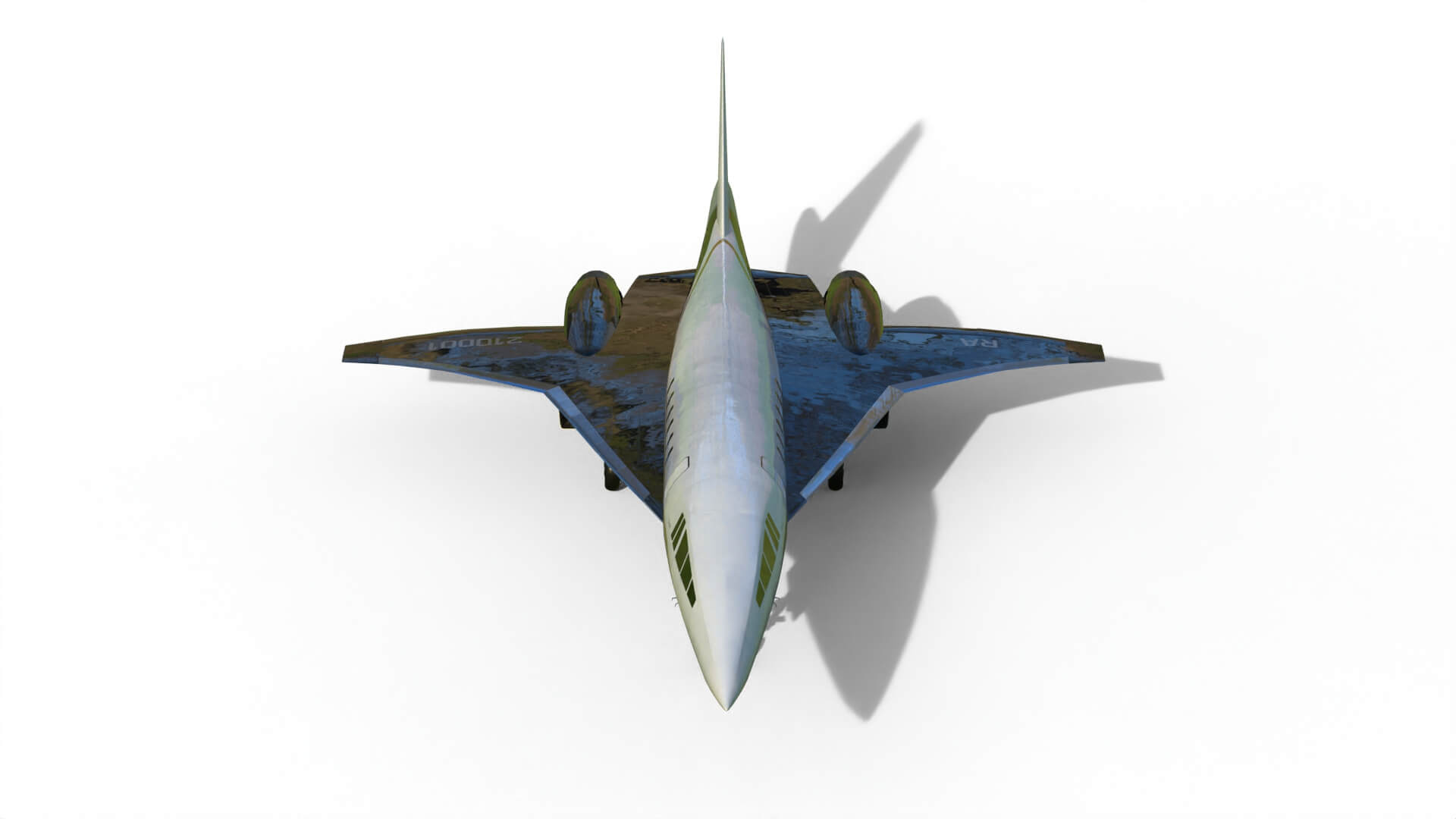 Supersonic Business Jet TU-444 3D Model by citizensnip