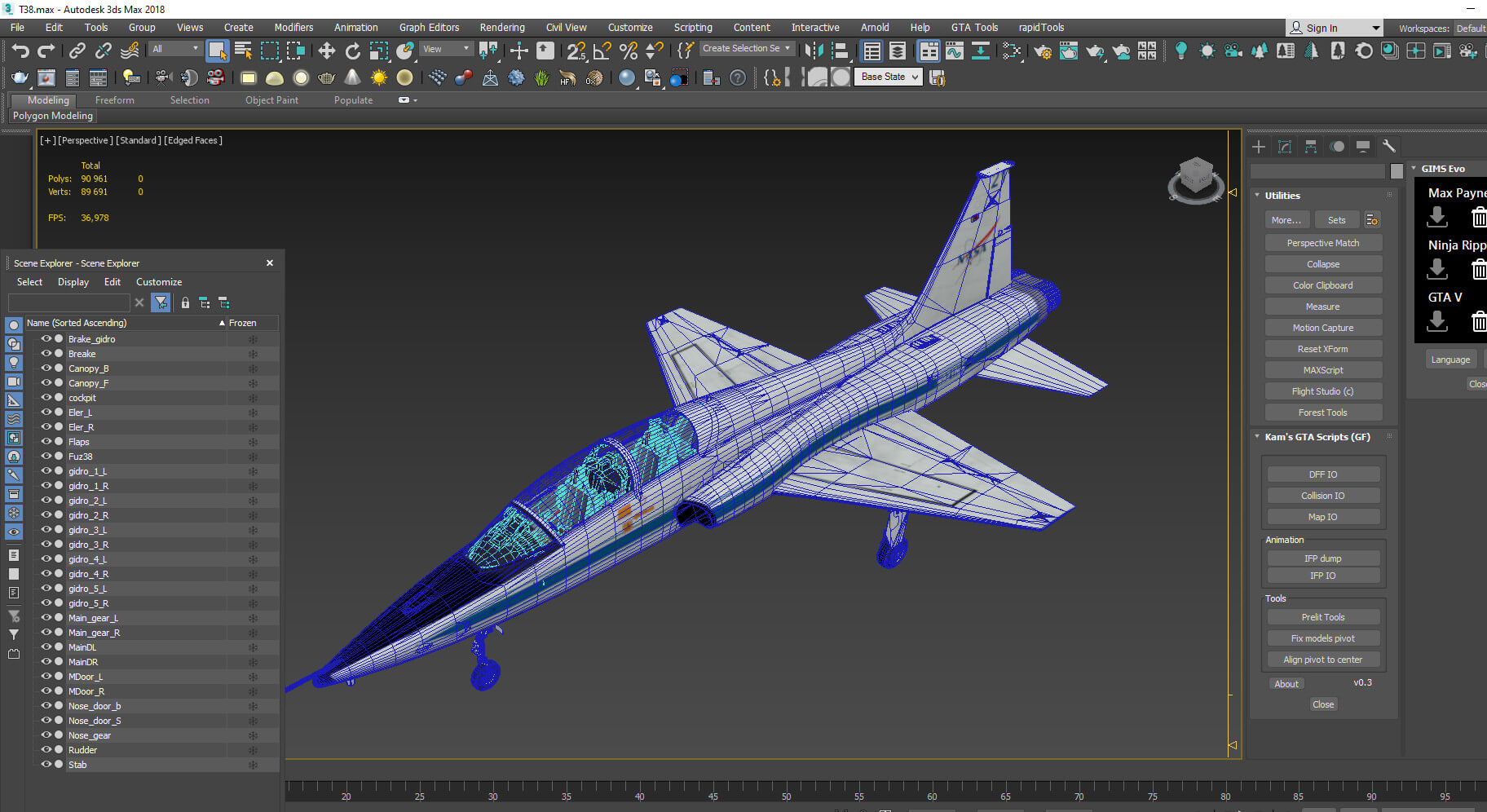T-38 Talon 3D Model by citizensnip