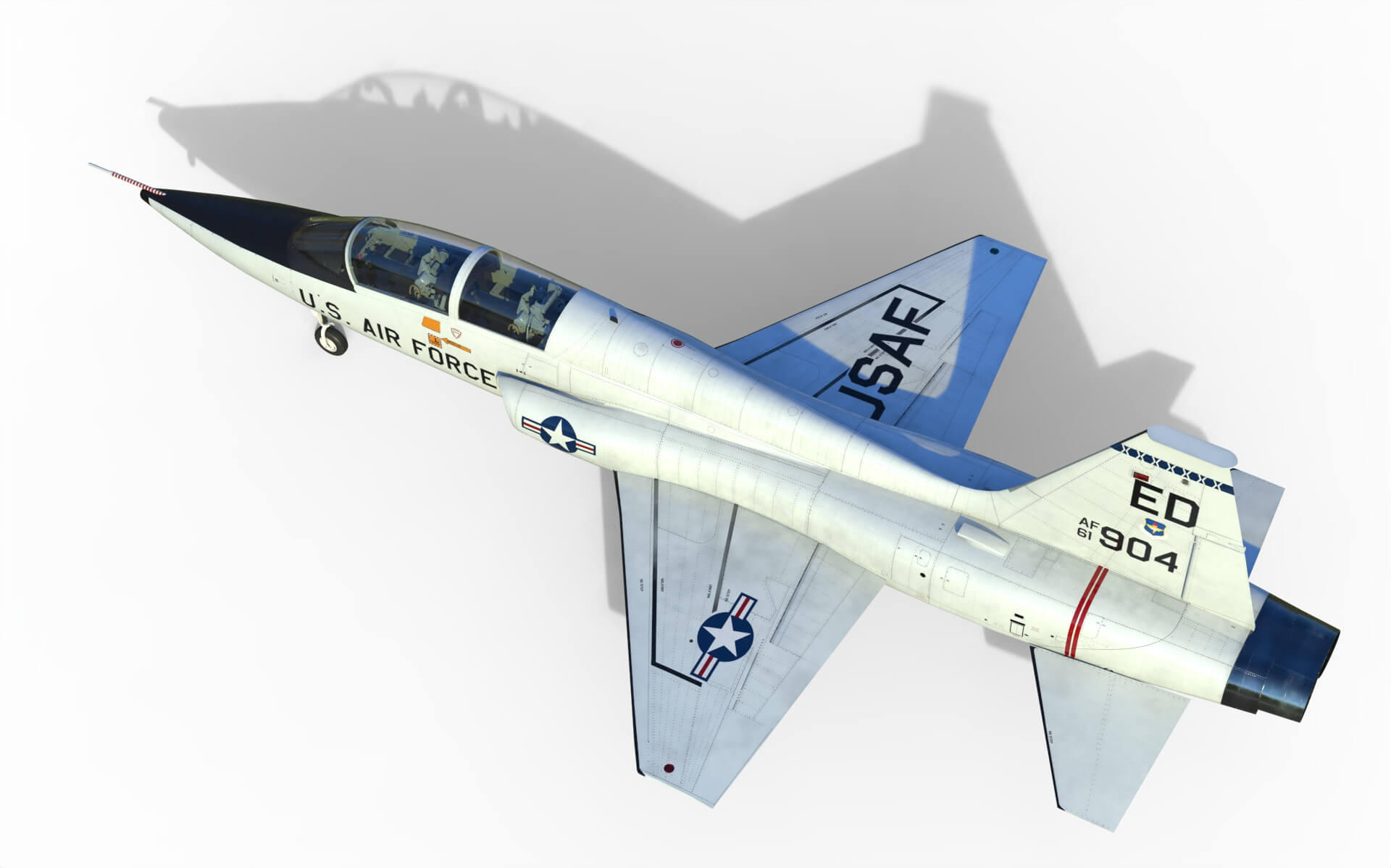 T-38 Talon 3D Model by citizensnip