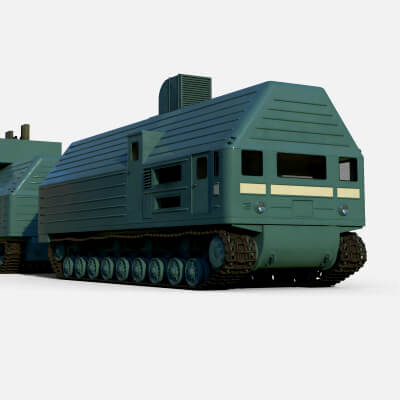 TES-3 Transportable Nuclear Power Plant 3D Model by citizensnip