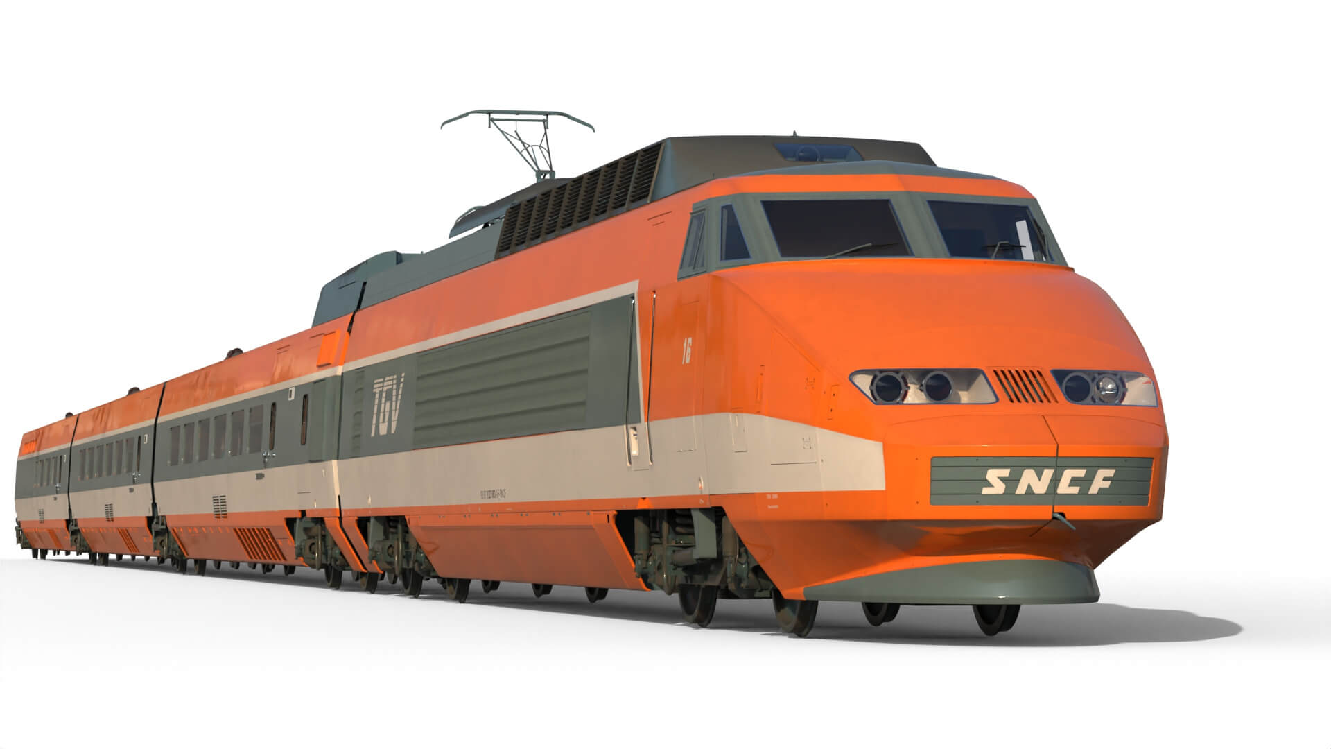 TGV High-Speed Train 3D Model by citizensnip