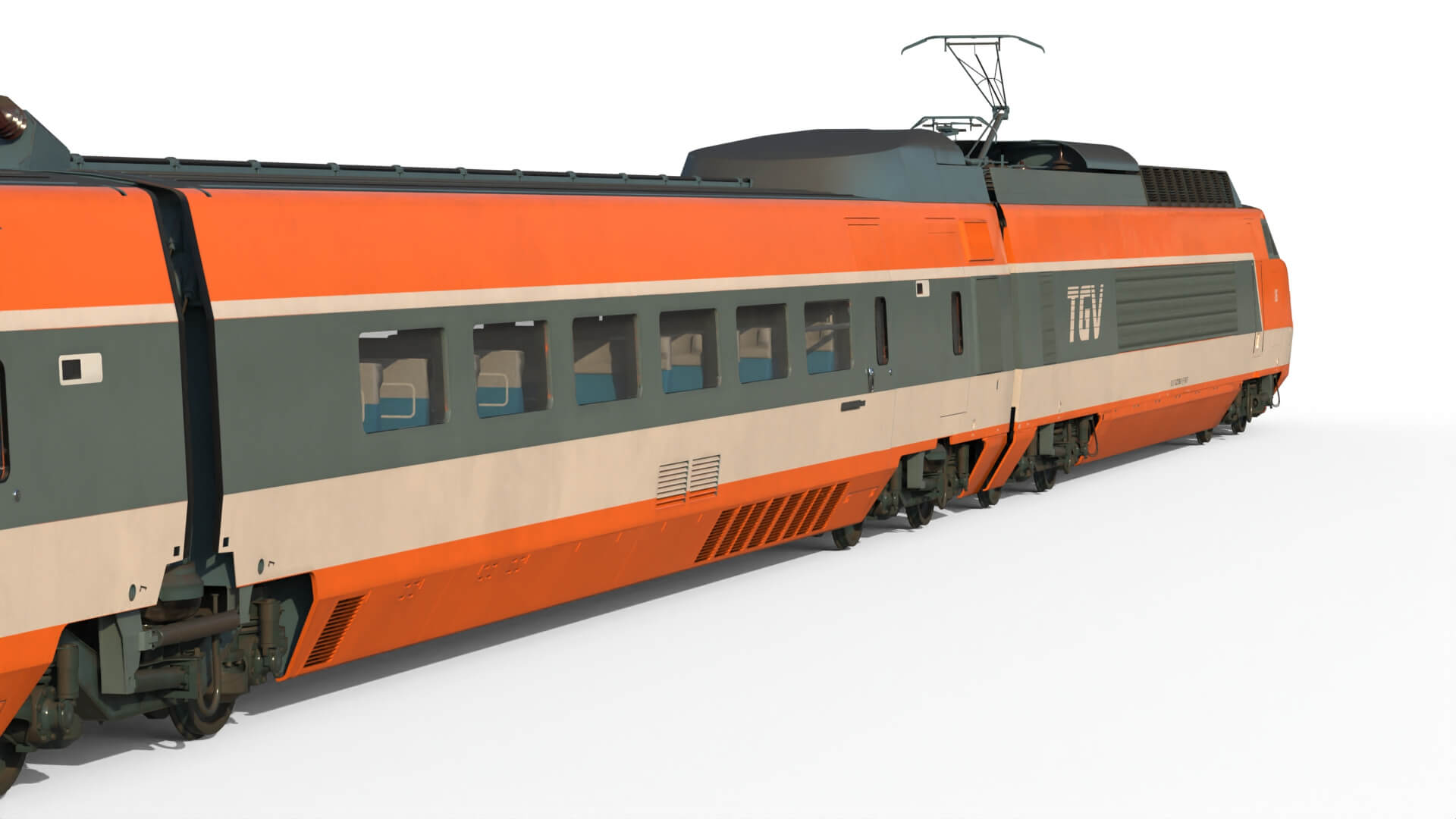 TGV High-Speed Train 3D Model by citizensnip
