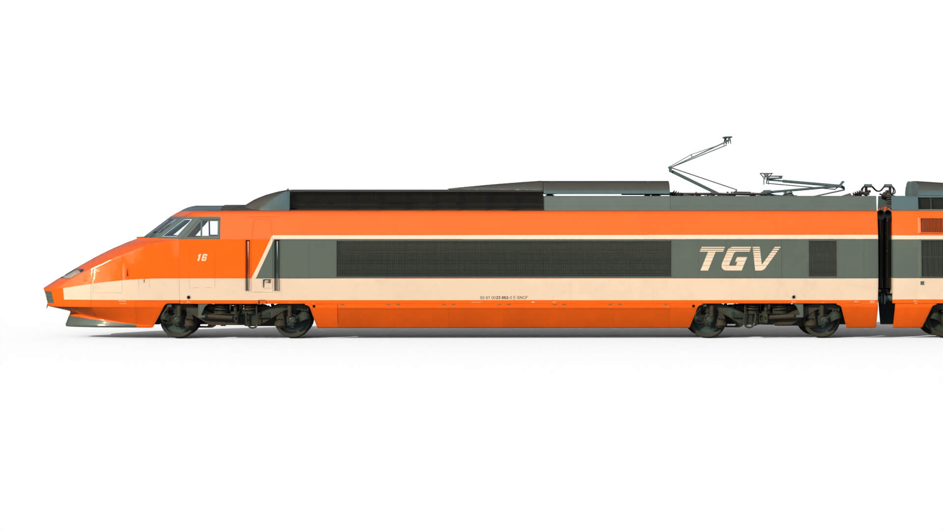 TGV High-Speed Train 3D Model by citizensnip