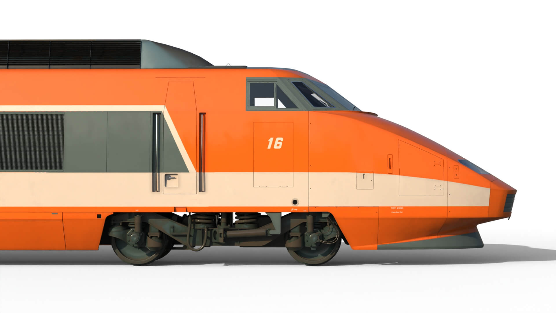 TGV High-Speed Train 3D Model by citizensnip