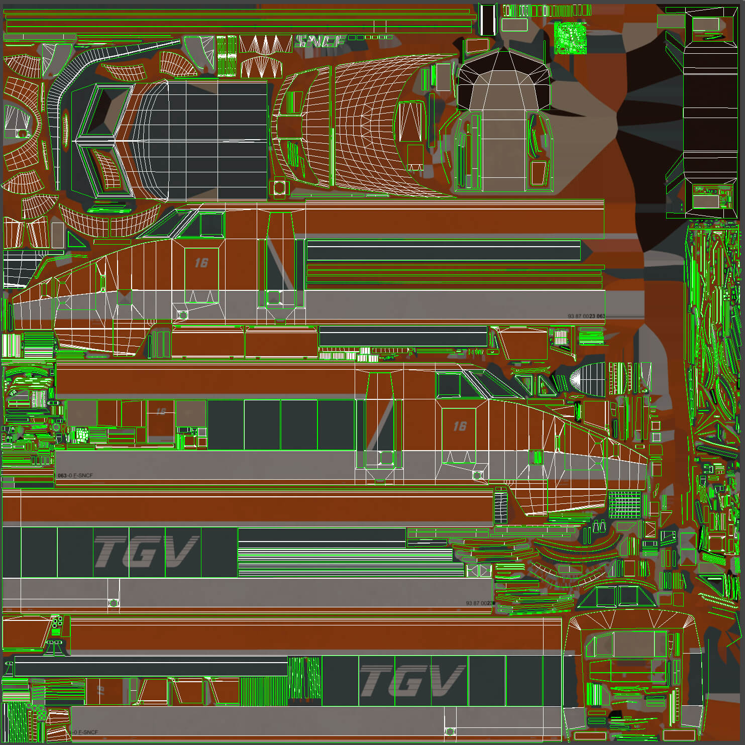 TGV High-Speed Train 3D Model by citizensnip