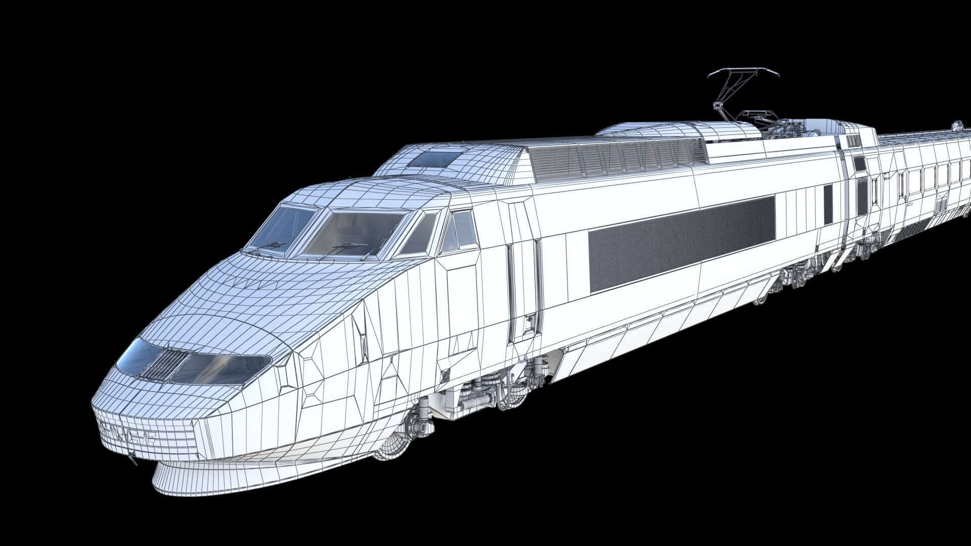TGV High-Speed Train 3D Model by citizensnip