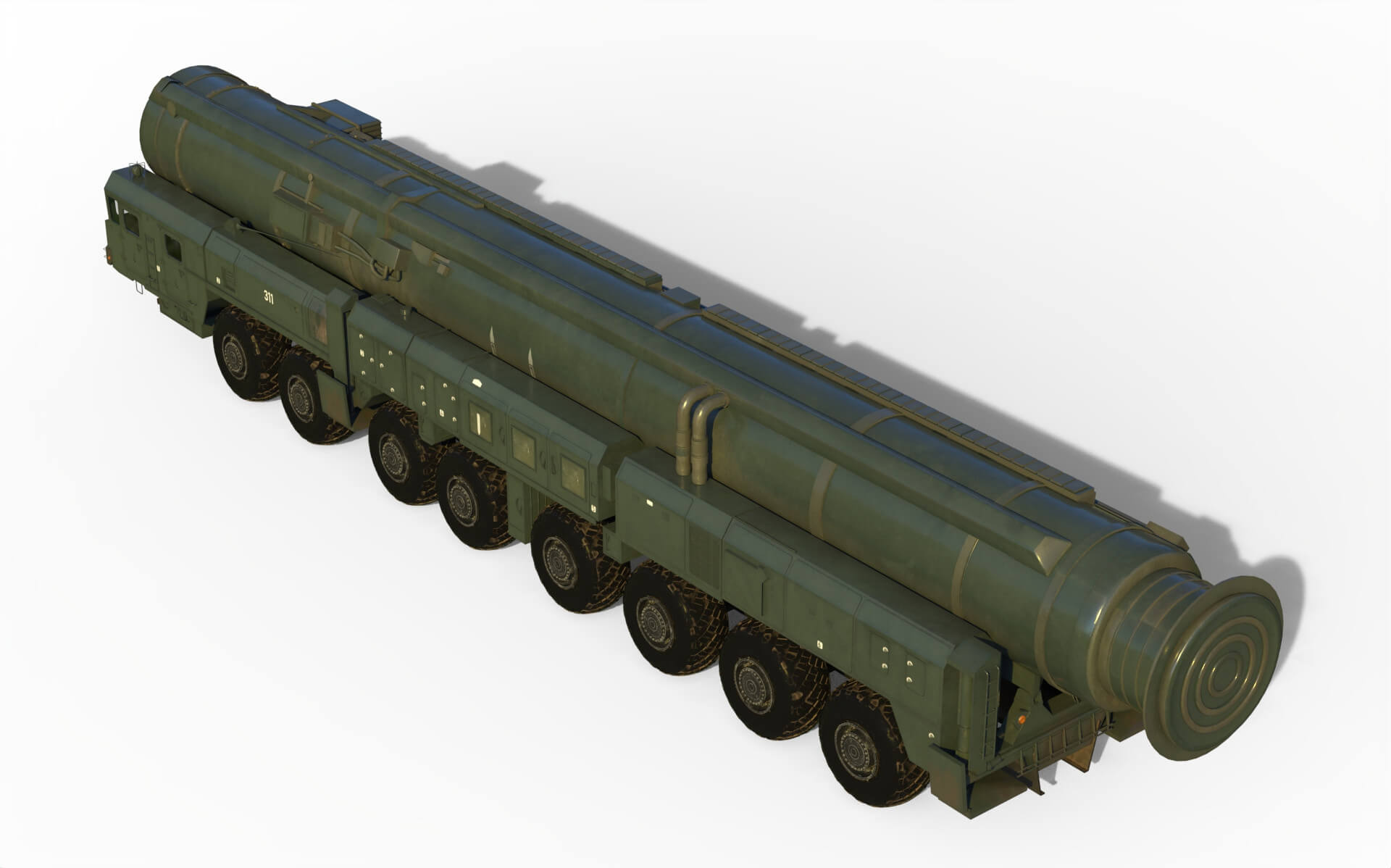 Topol M SS-27 Rs24 Yars SS-29 3D Model by citizensnip