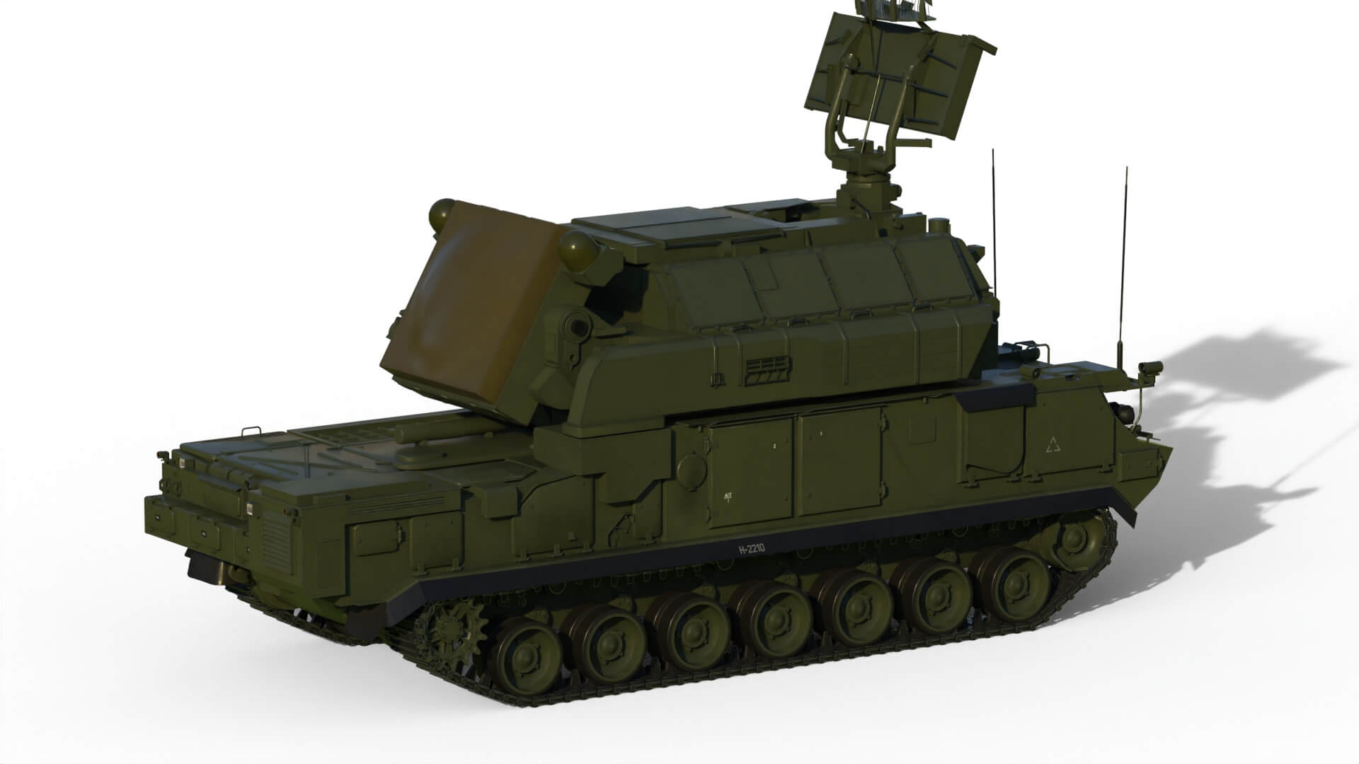 Tor-M2 SA-15 Gauntlet 3D Model by citizensnip