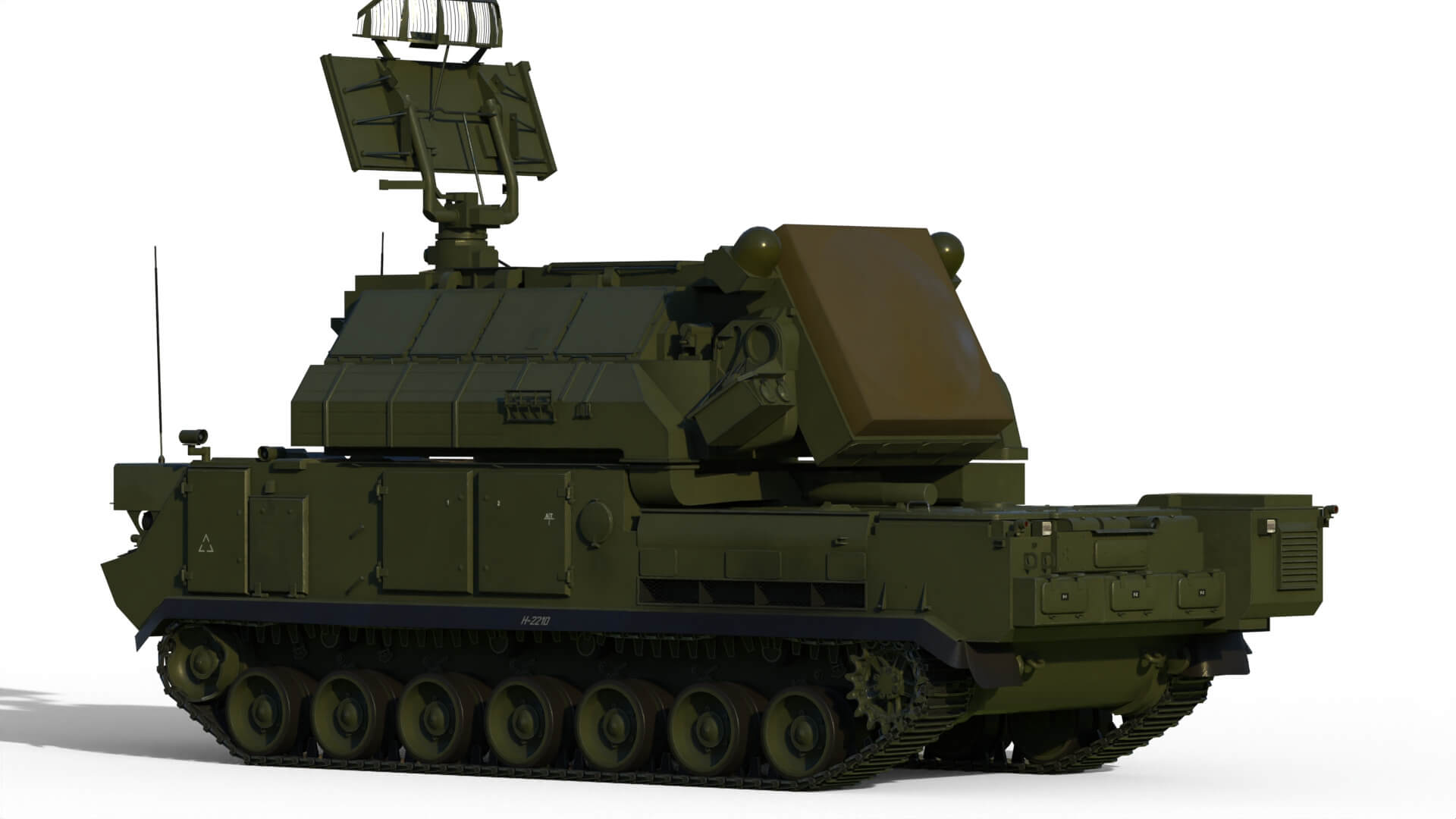 Tor-M2 SA-15 Gauntlet 3D Model by citizensnip