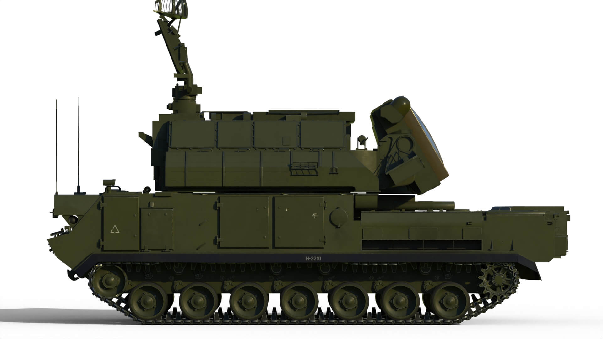 Tor-M2 SA-15 Gauntlet 3D Model by citizensnip