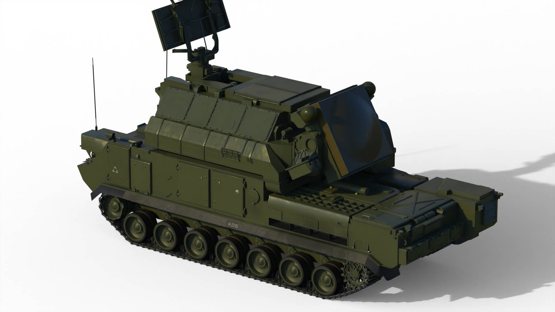 Tor-M2 SA-15 Gauntlet 3D Model by citizensnip