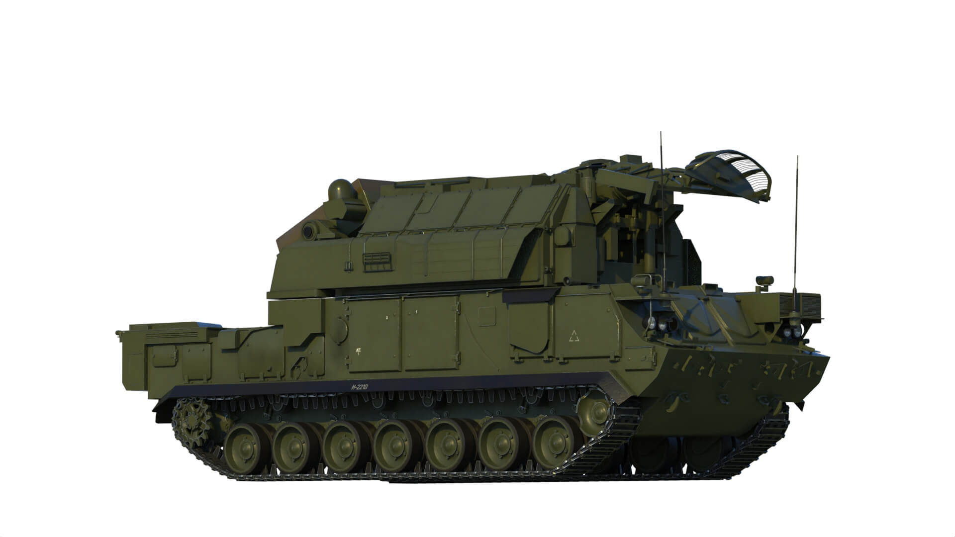 Tor-M2 SA-15 Gauntlet 3D Model by citizensnip