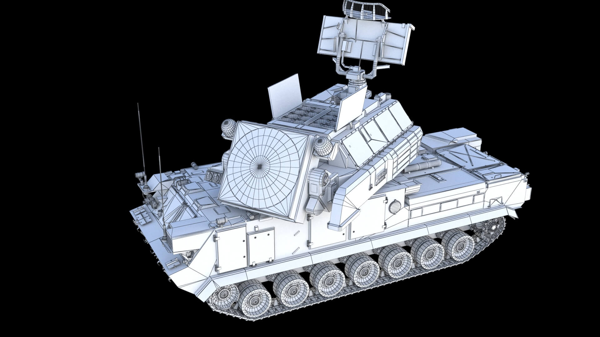 Tor-M2 SA-15 Gauntlet 3D Model by citizensnip