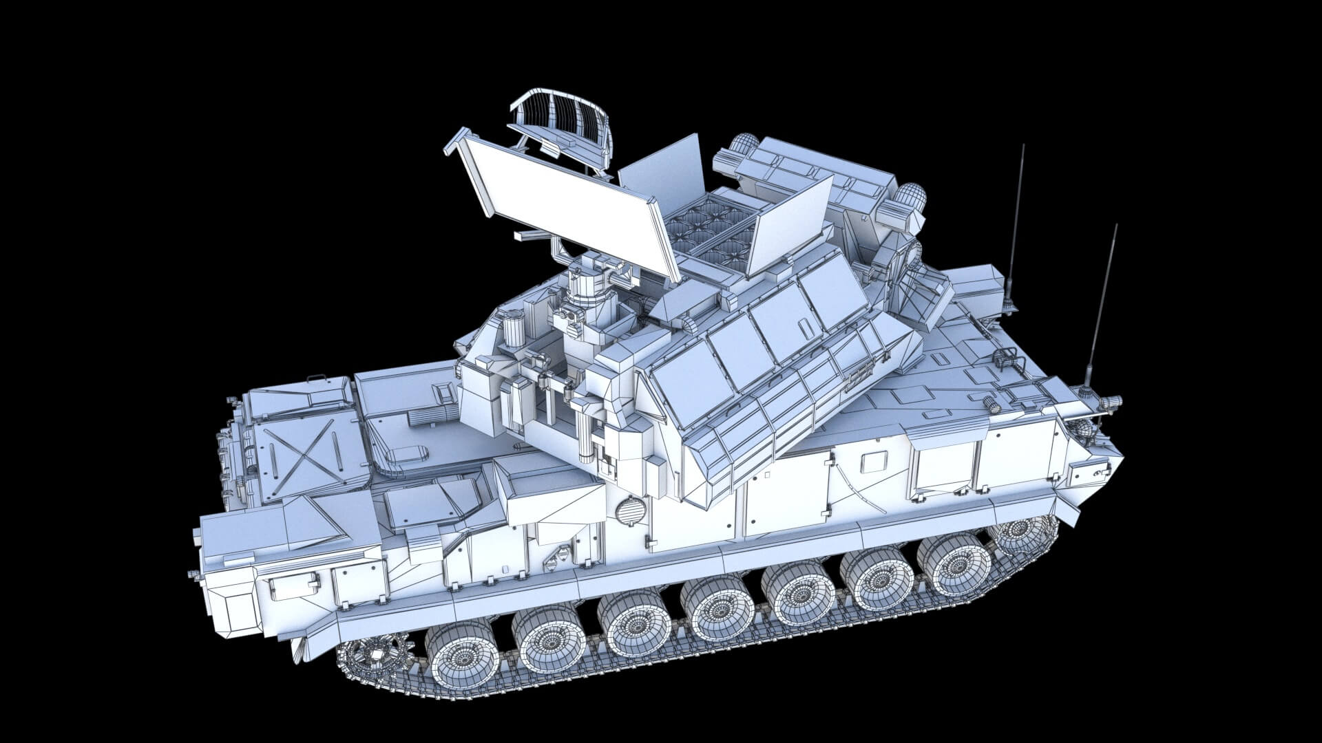 Tor-M2 SA-15 Gauntlet 3D Model by citizensnip