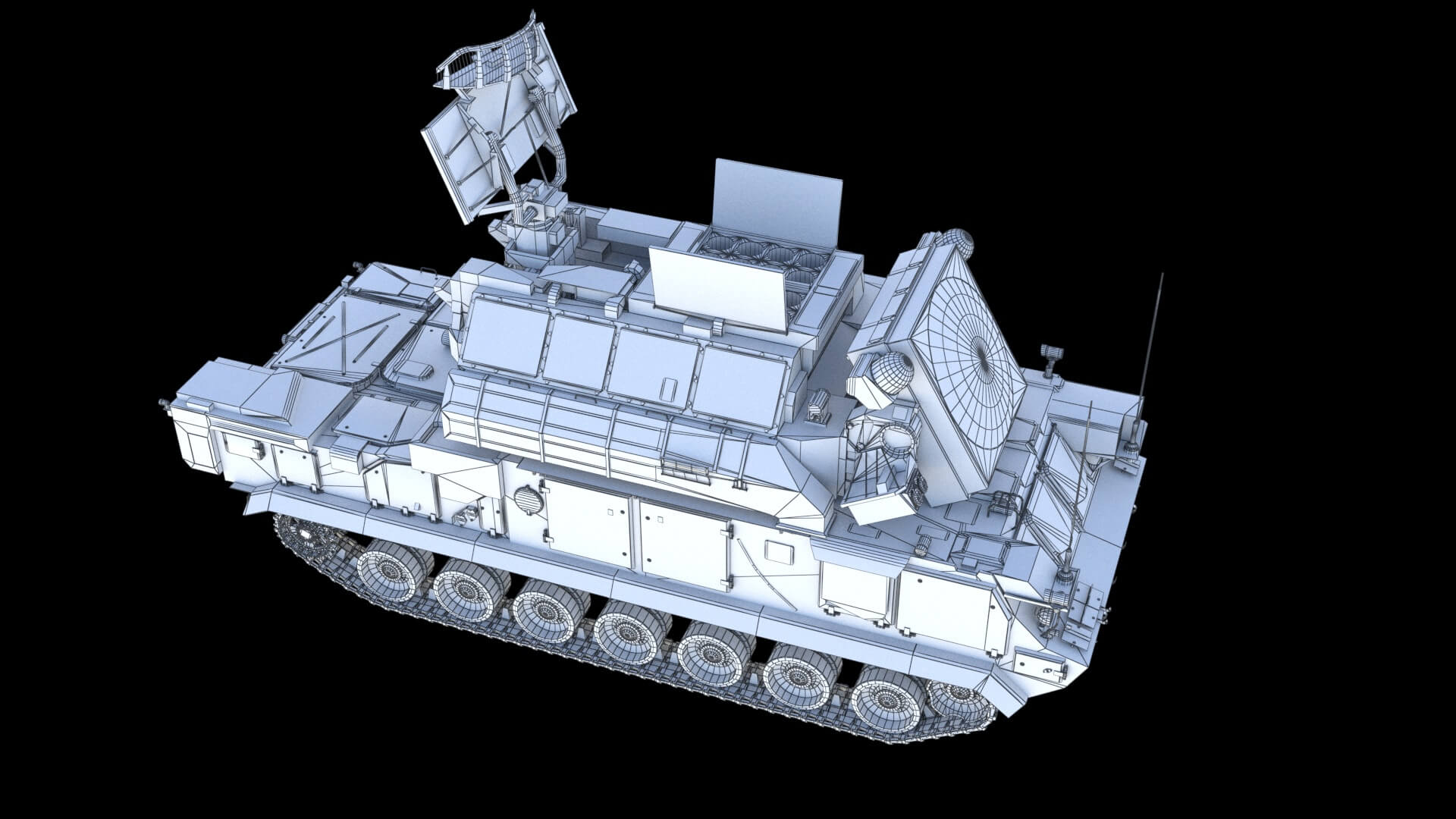 Tor-M2 SA-15 Gauntlet 3D Model by citizensnip