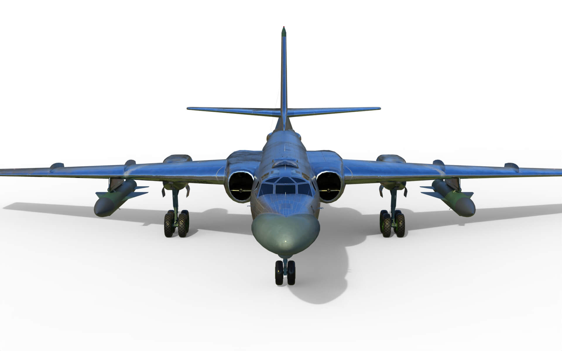 TU-16 K-10 Badger C Bomber 3D Model by citizensnip