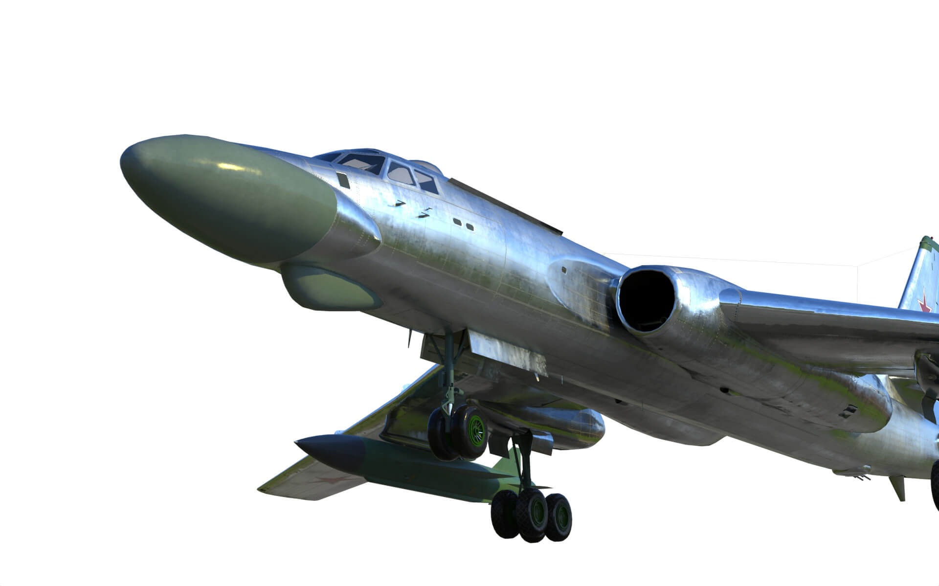 TU-16 K-10 Badger C Bomber 3D Model by citizensnip
