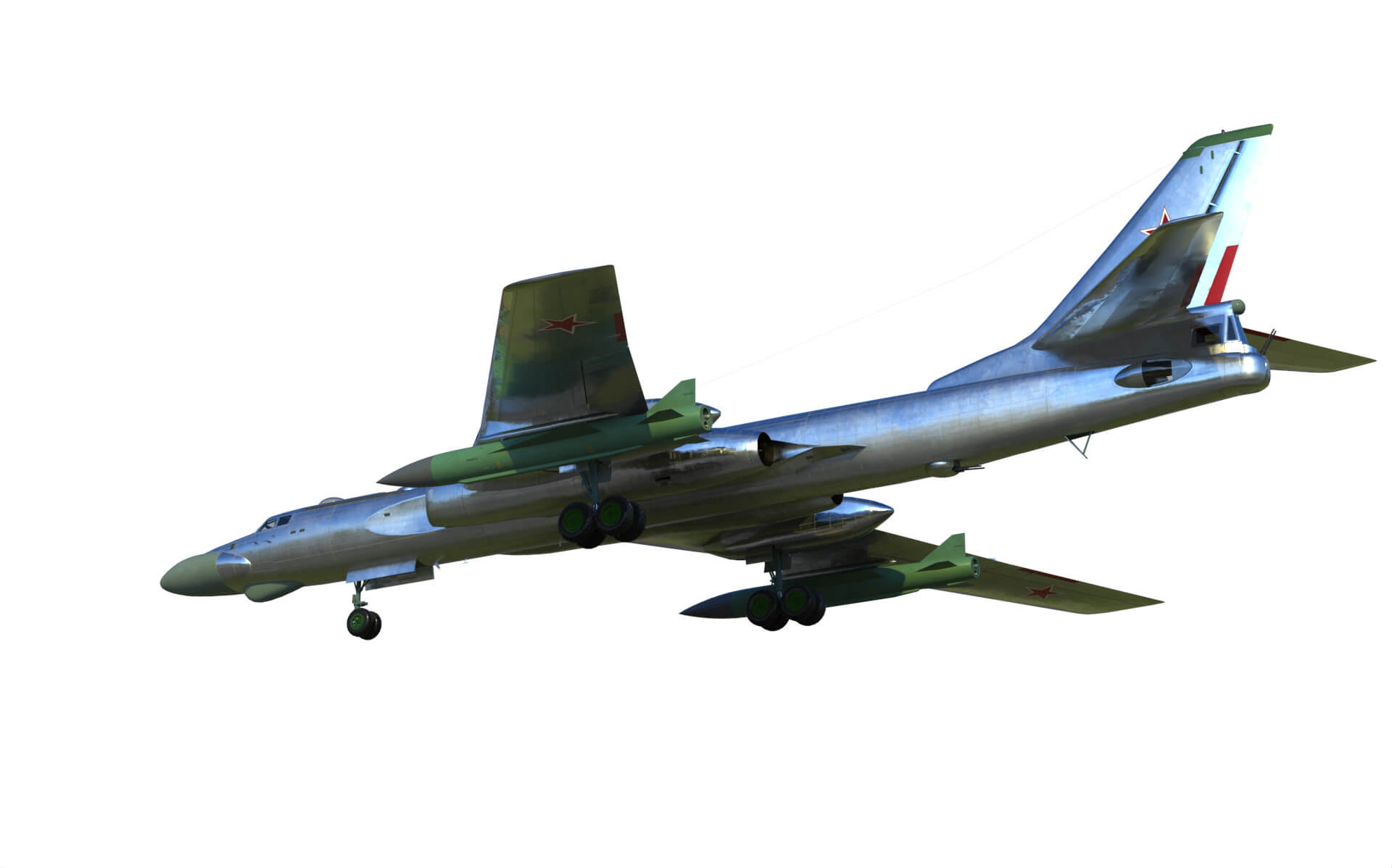 TU-16 K-10 Badger C Bomber 3D Model by citizensnip