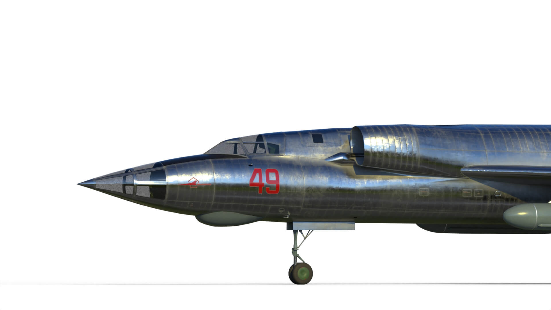 TU-98 Backfin Bomber 3D Model by citizensnip