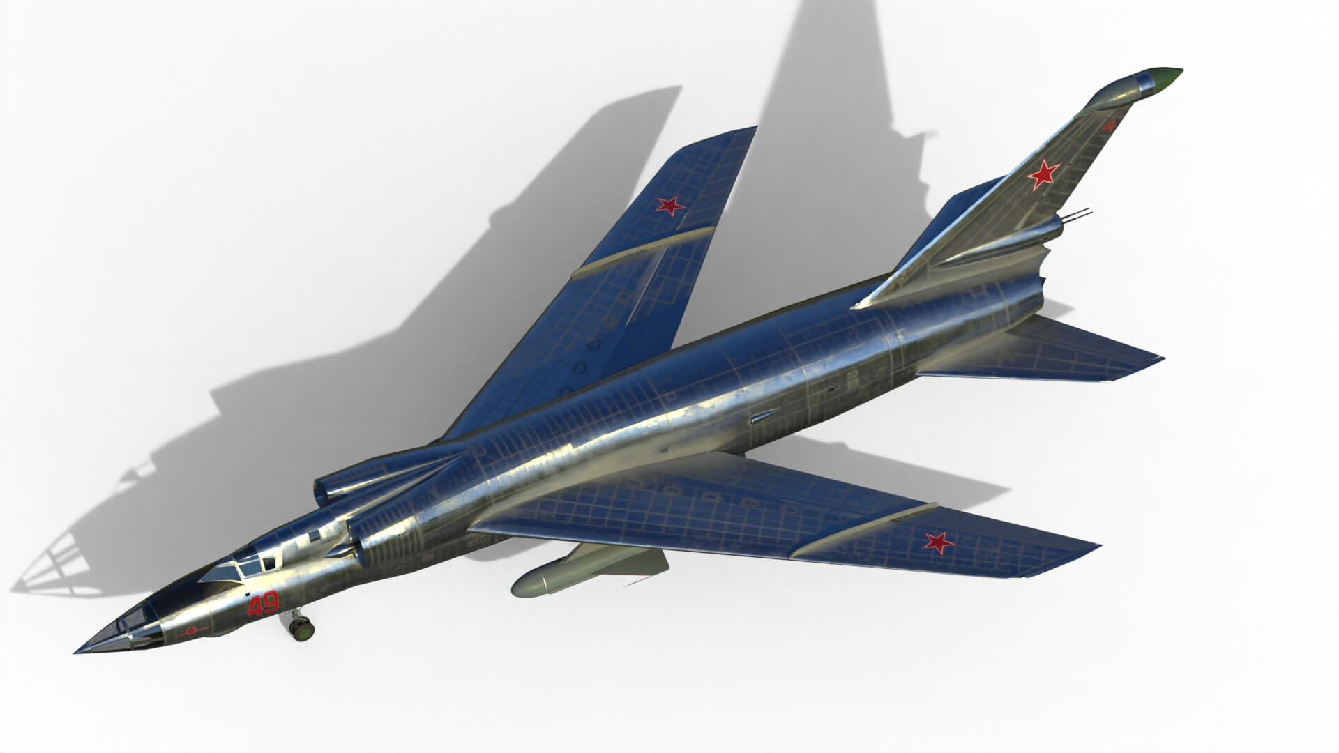 TU-98 Backfin Bomber 3D Model by citizensnip