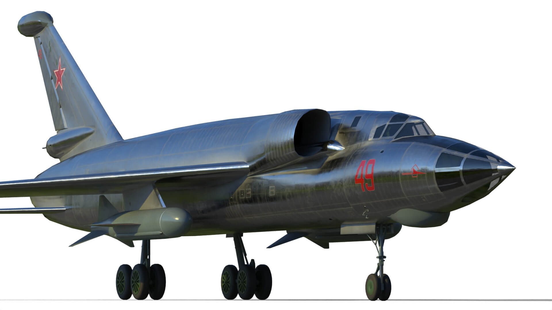 TU-98 Backfin Bomber 3D Model by citizensnip