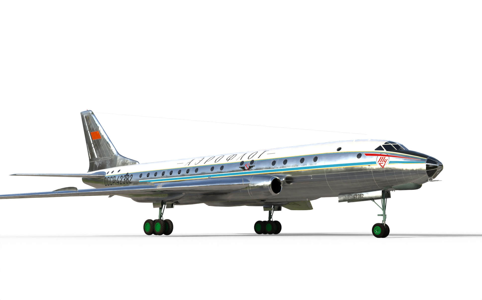 Tupolev TU-104 3D Model by citizensnip