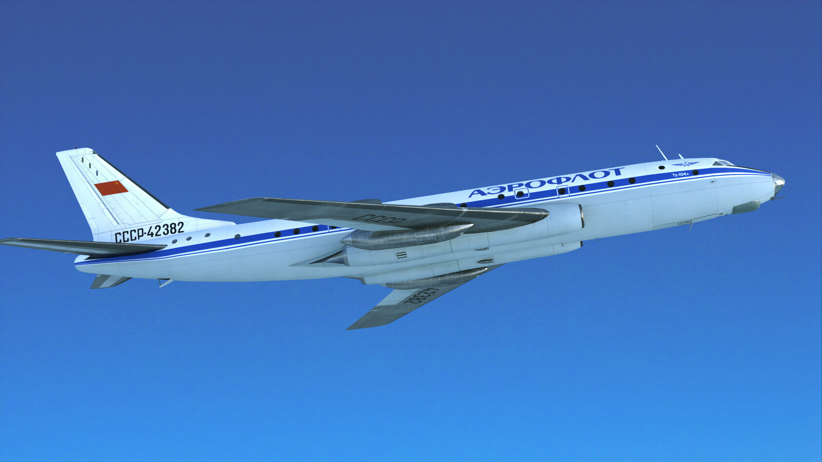 Tupolev TU-104 3D Model by citizensnip